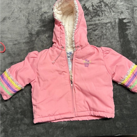 Weather Tamer | Jackets & Coats | Vintage Htf Pink Kids Jacket With ...